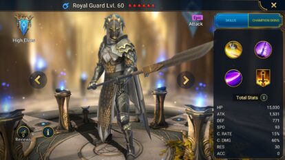 Champion Guide: Royal Guard - RAID: Shadow Legends